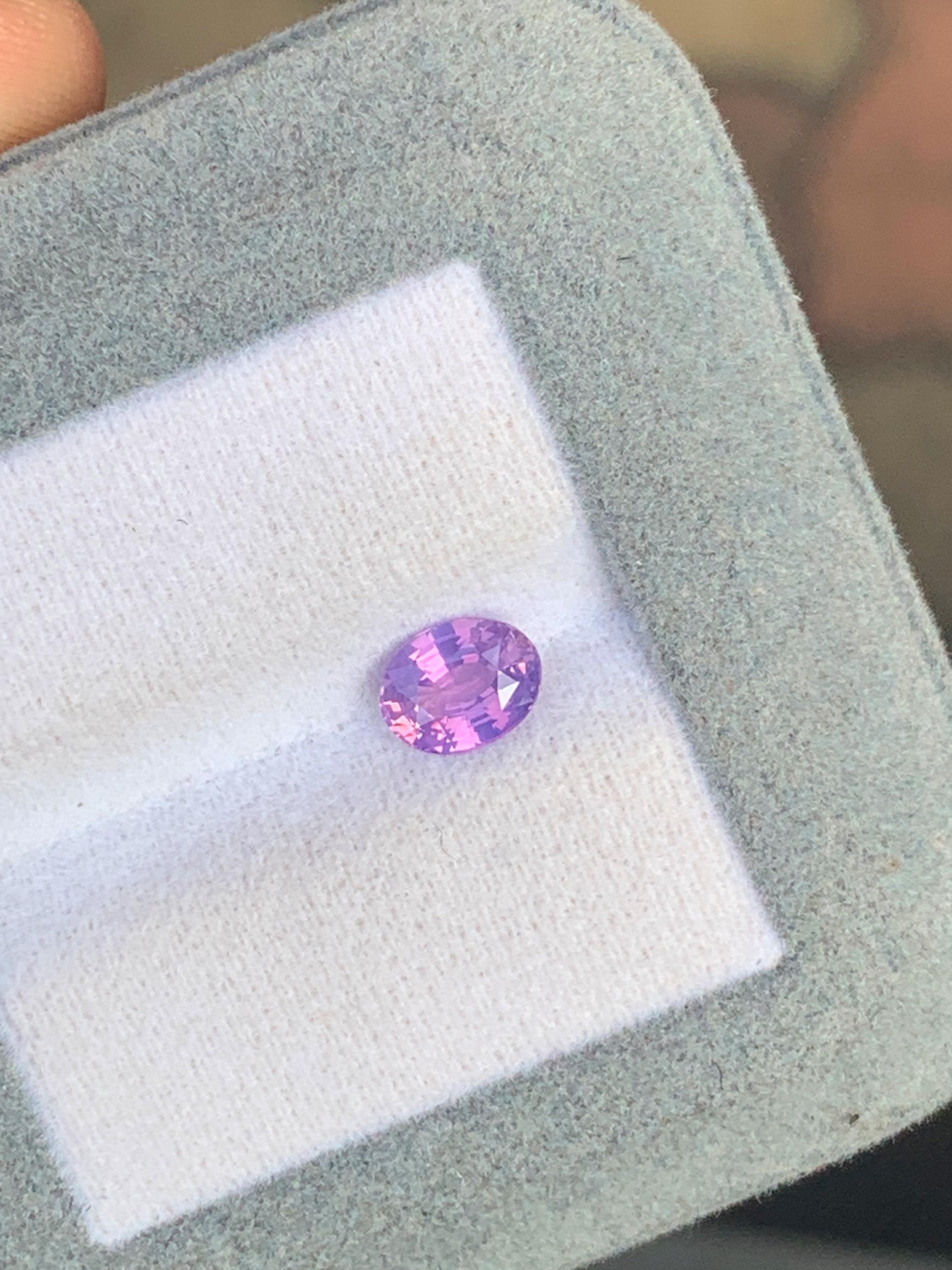Bicolor Sapphire 1,05ct Oval | Bonnot Paris