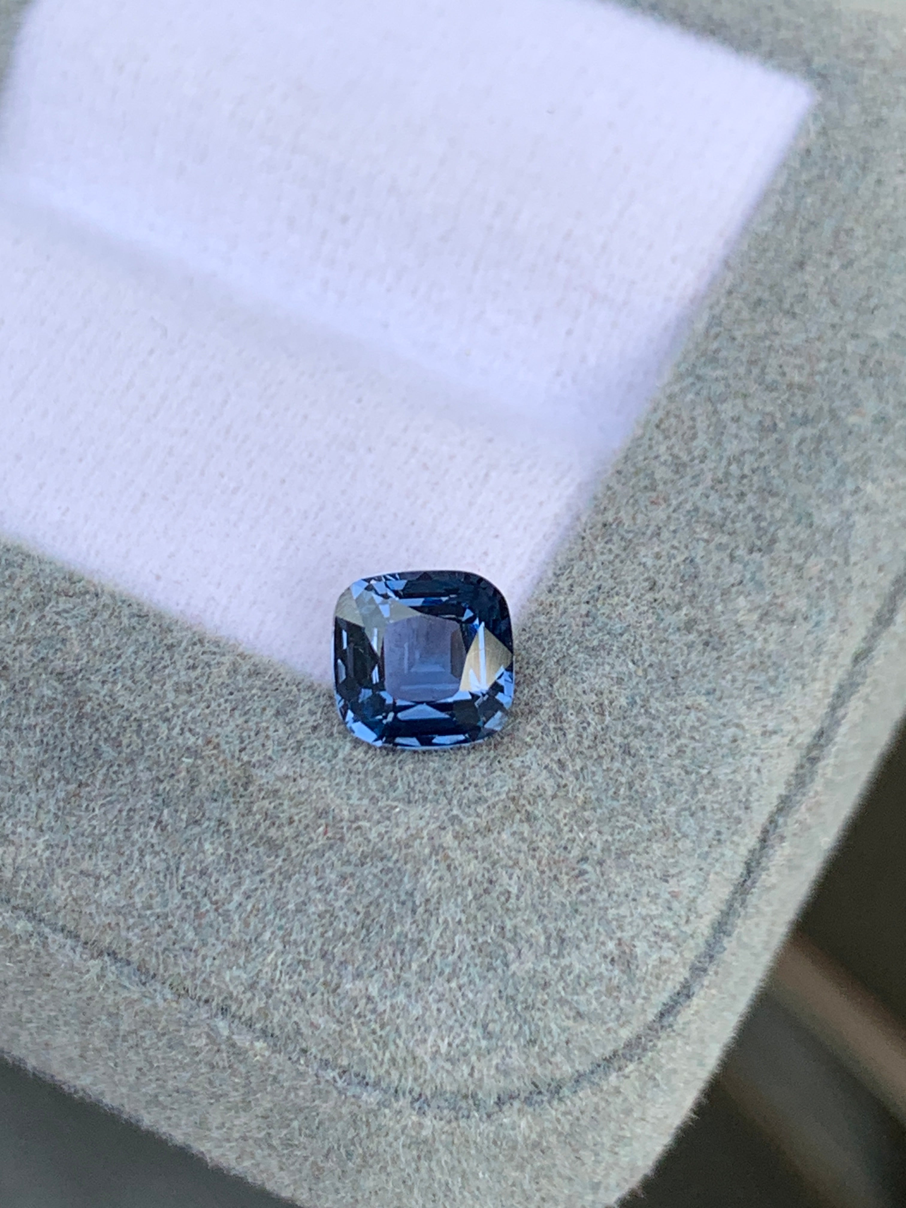 1.28 carat Blue Spinel Cushion Cut | Most beautiful stones at the best ...