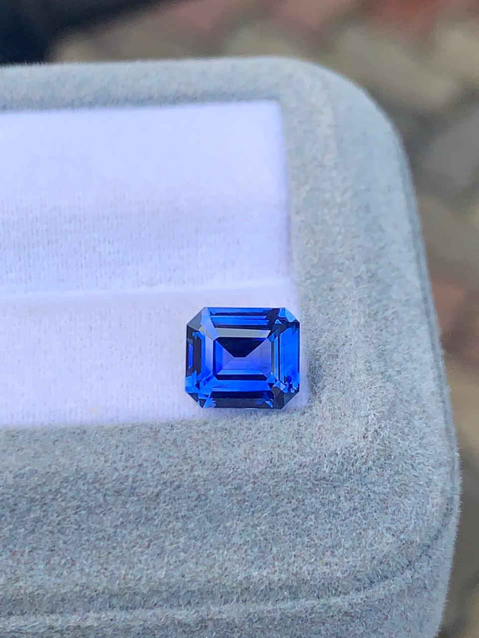 Saphir Bleu : achat pour monter sur une bague sur mesure